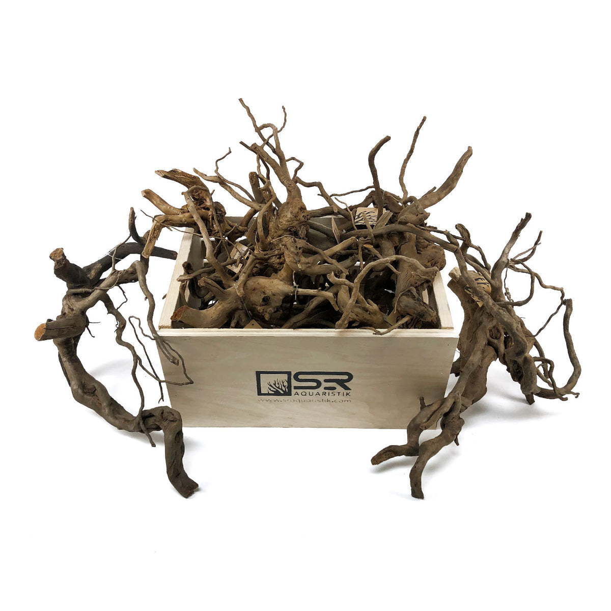 SR Aquaristik Black Spider Wood | Aquarium Driftwood Decor – zooxae.com