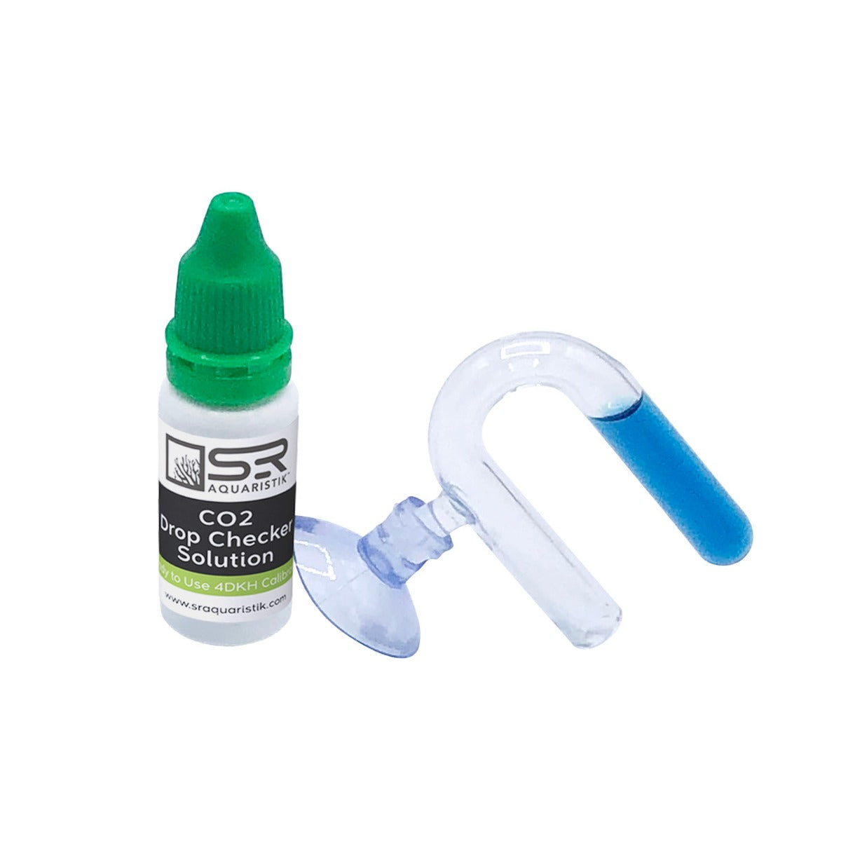 SR Aquaristik CO2 Drop Checker with 4 DKH Solution - Zooxae